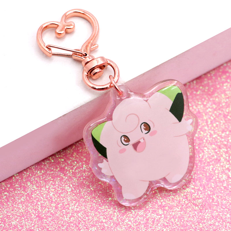 Custom Clear Acrylic Keychains – Create Your Own ACG Charm – LOLLIPOPINS